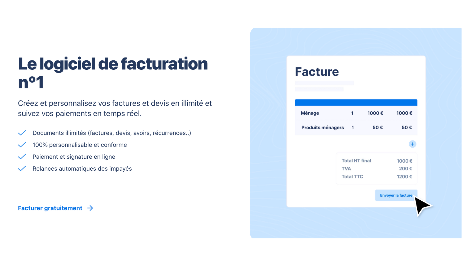 Exemple de facture de prestation de service